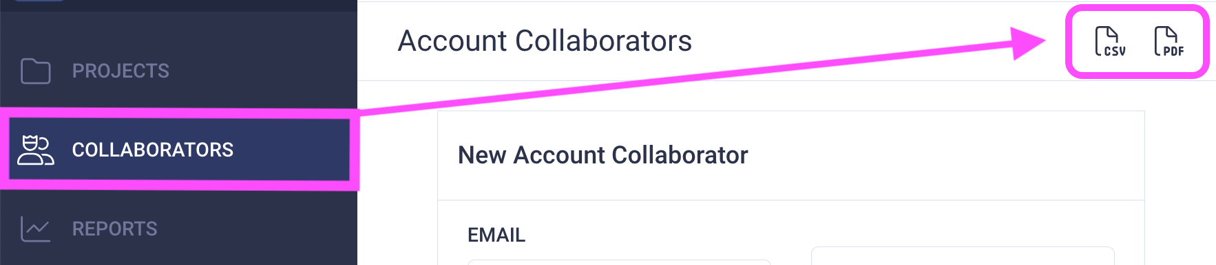 How to Download a Collaborator Report – MirrorMe