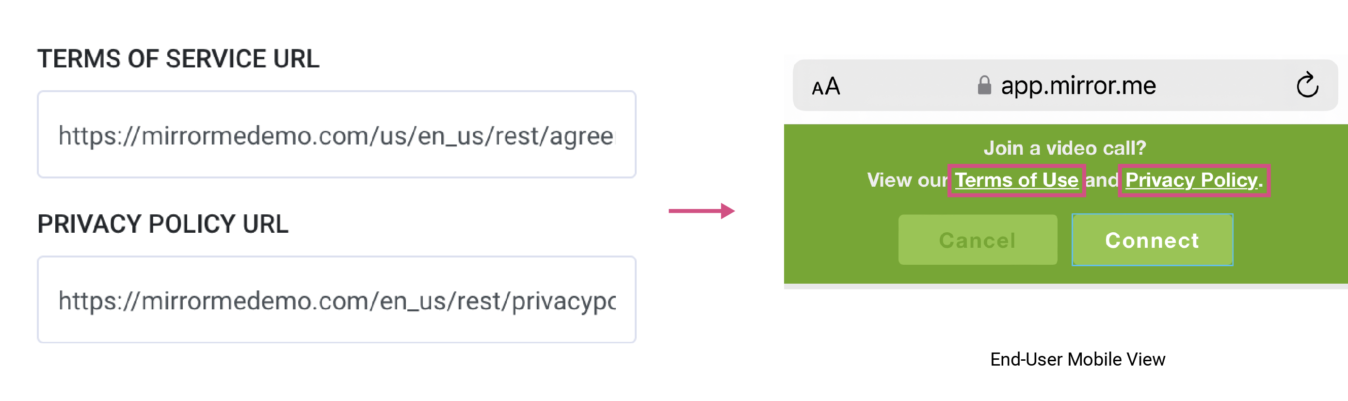 Project Settings: Branding – MirrorMe